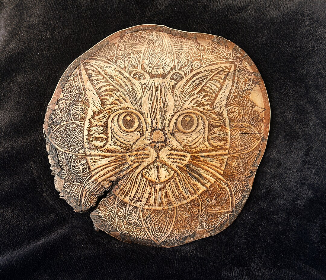 Wood Engraving / Wood Engraving. Design: aish-catnorwegian - Etsy