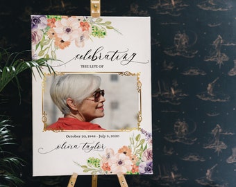 Funeral Easel Sign - Etsy