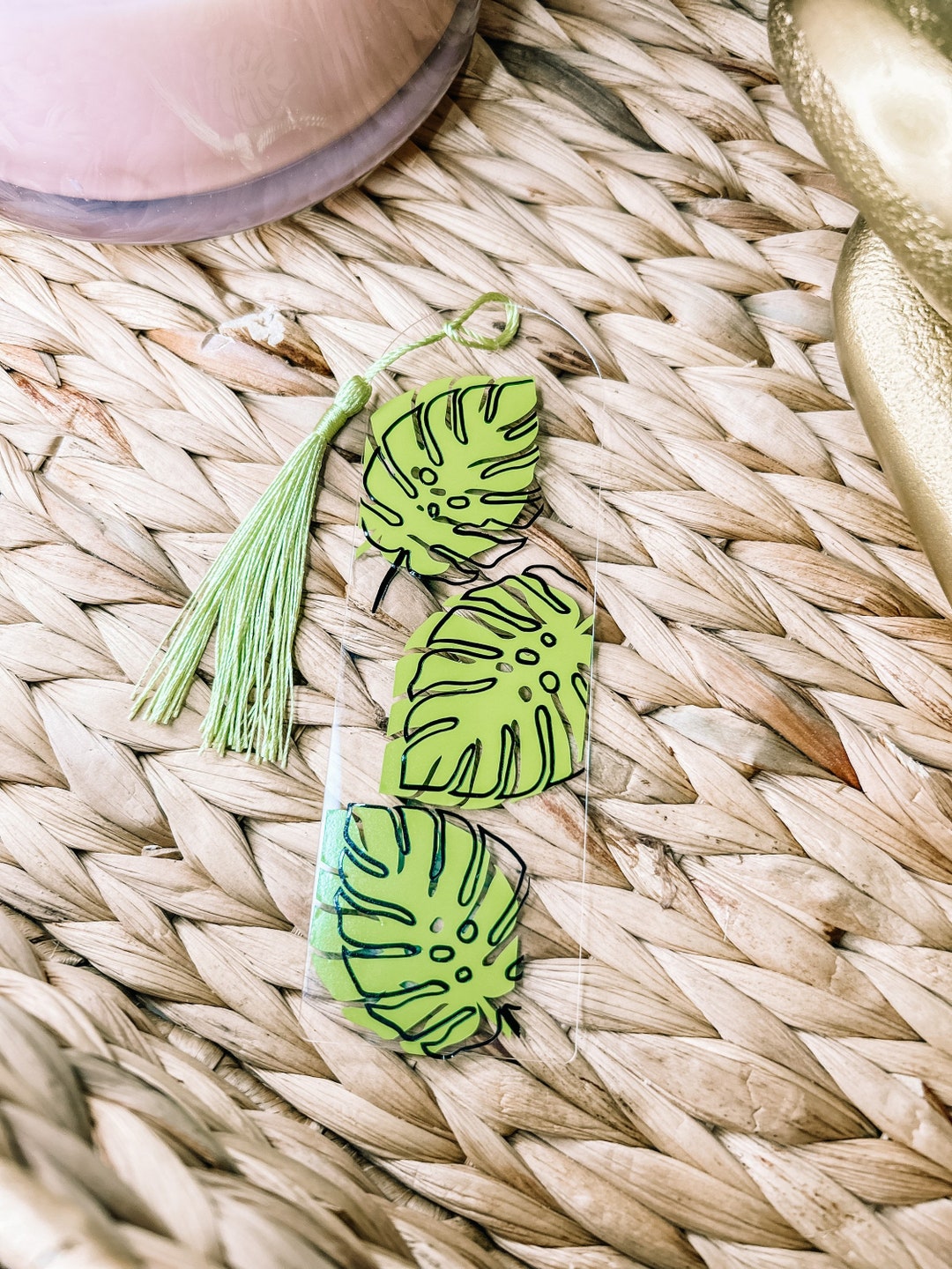 Personalized Floral Bookmark Boho Bookmark Book Tracker Gift for Book ...