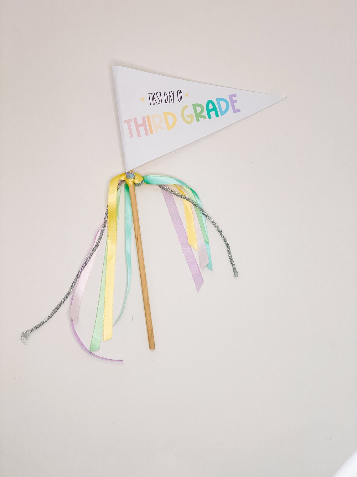 1st Day of School Pennant Flag First Day of School Pennant - Etsy