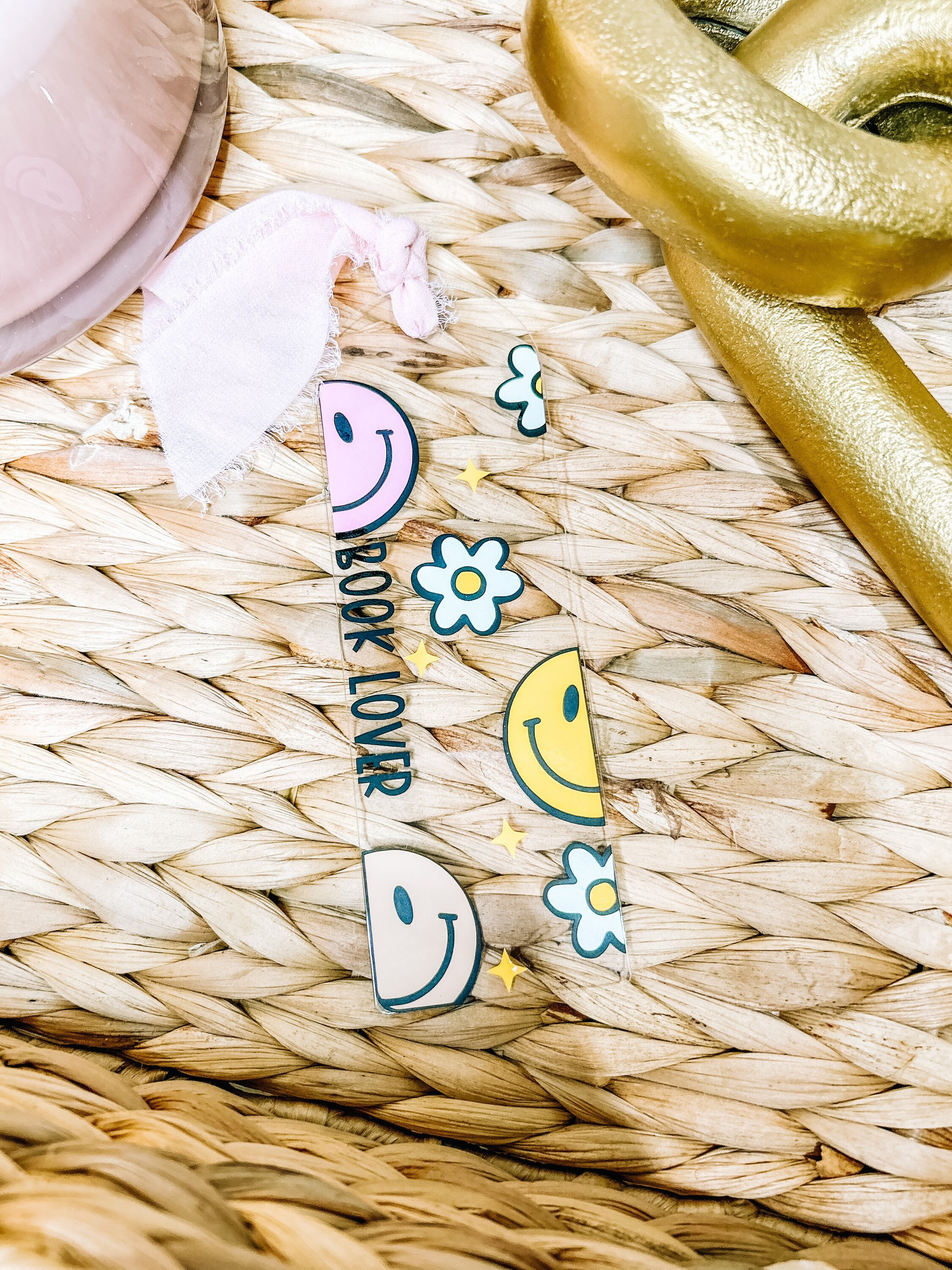 Retro Happy Face Bookmark Smile Face Bookmark Retro Happy Face ...