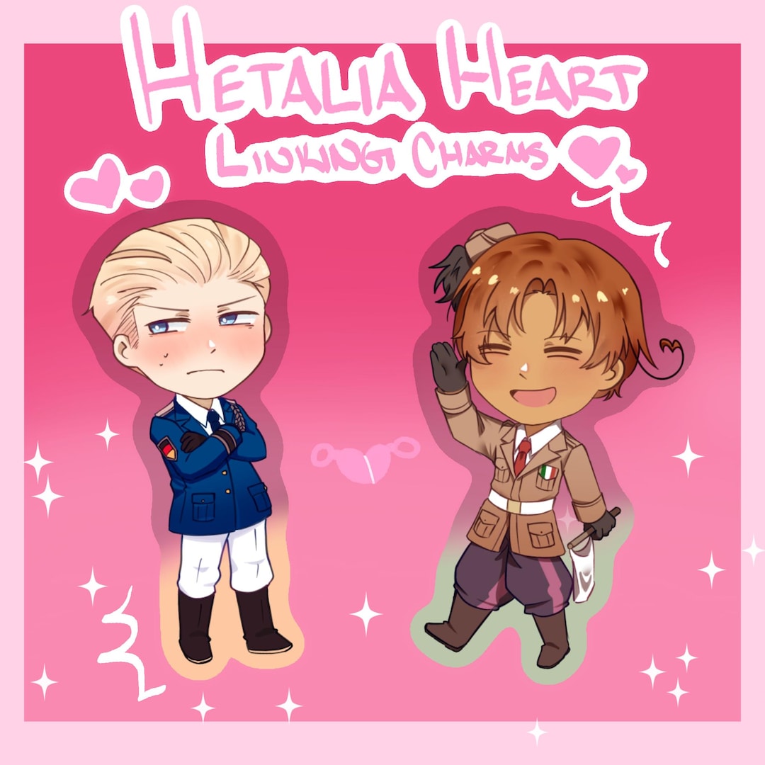 Hetalia Heart-linking Charms ! - Etsy