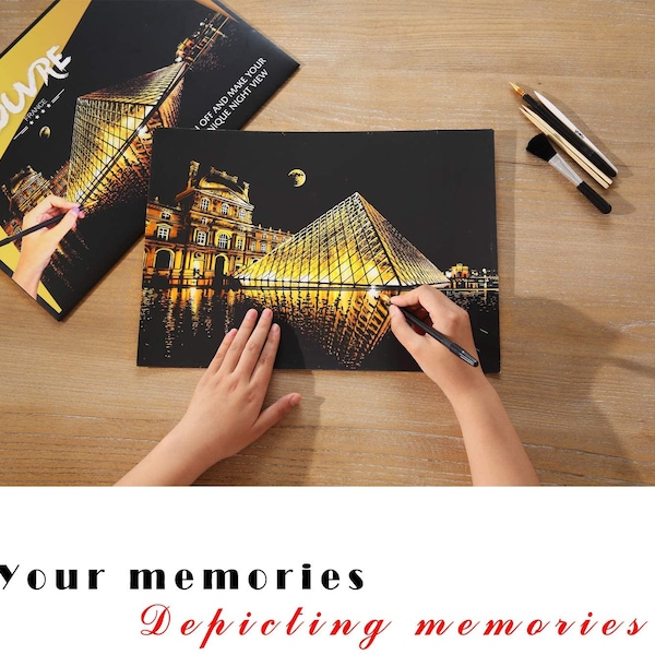 Scratch Coloring Book - Etsy