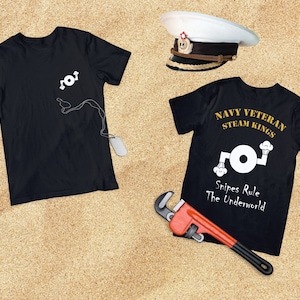 Boiler Tech Tee, Navy Veteran, Gift for Boiler Tech, Snipe Kings Rule ...