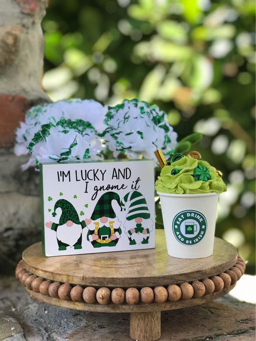 St Patrick's Day Set Faux Mini Coffee Frappuccino Cup of Choice and ...