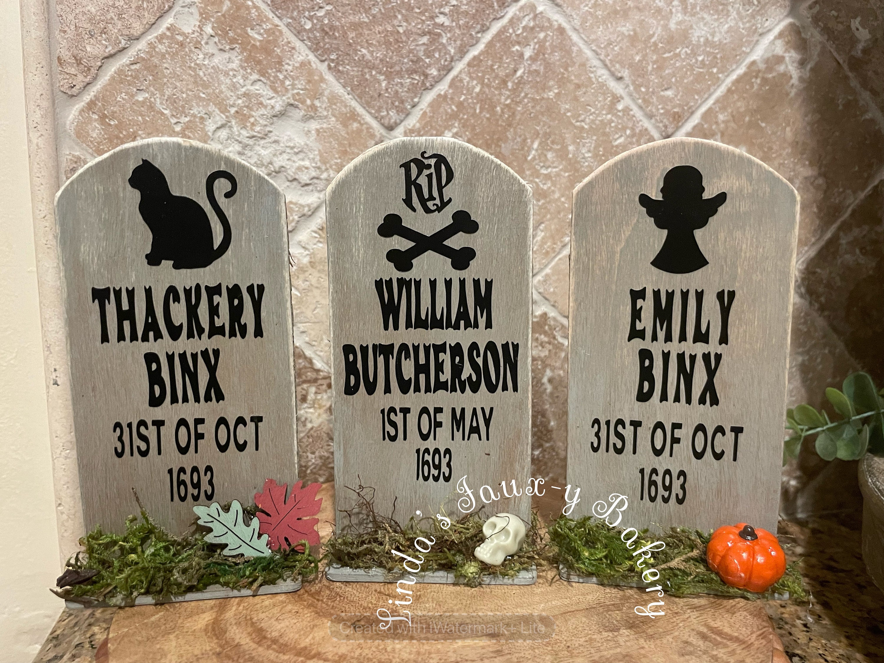 Halloween Hocus Pocus Billy Tombstone / William Butcherson / - Etsy