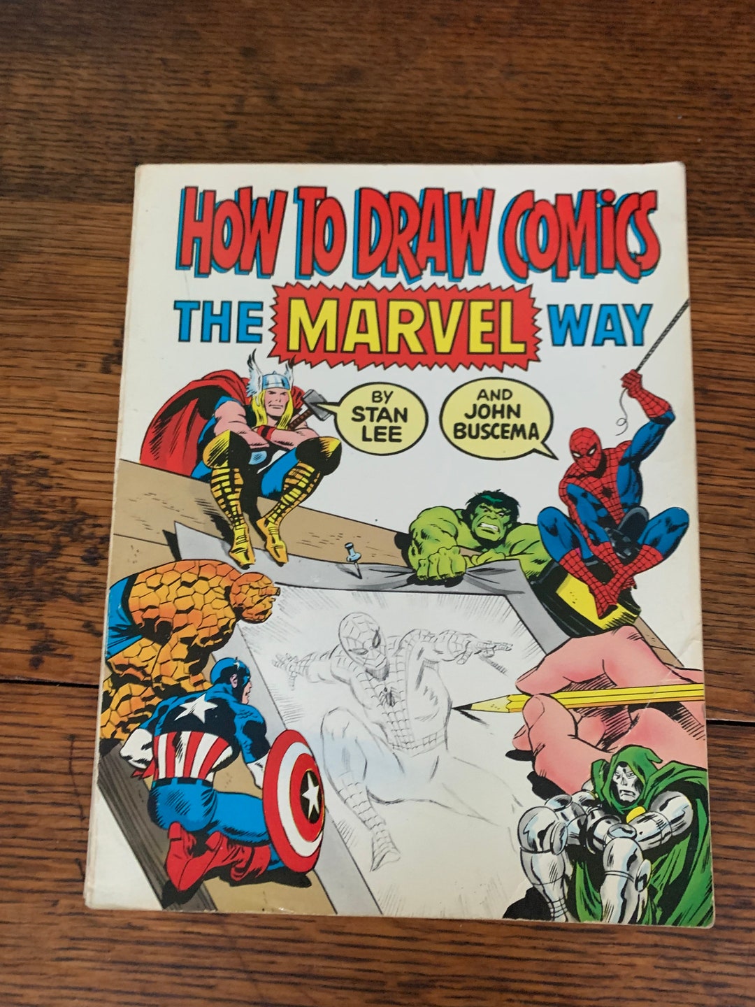 How to Draw Comics the Marvel Way by Stan Lee and John Buscema - Etsy