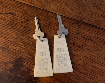 Vintage Hotel Keychains and Keys - Etsy