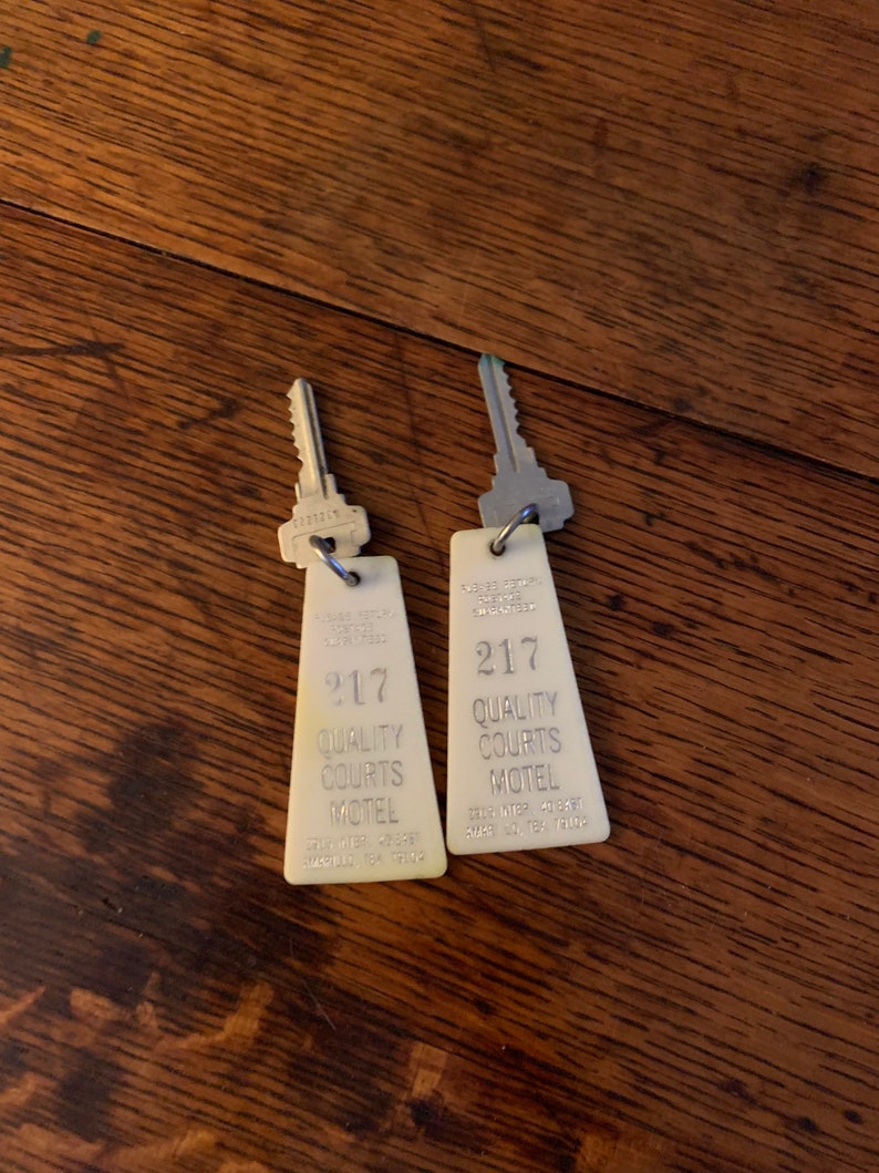 Vintage Hotel Keychains and Keys - Etsy