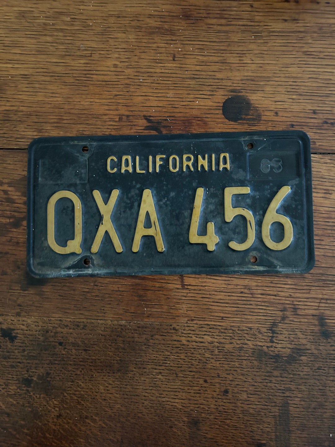 Vintage 1963 California License Plate / California License Plate - Etsy