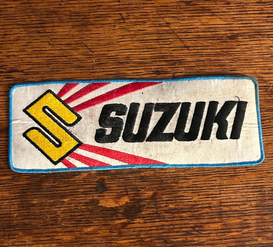 Large Suzuki Motorcycle Back Patch / Suzuki Racing Patch - Etsy