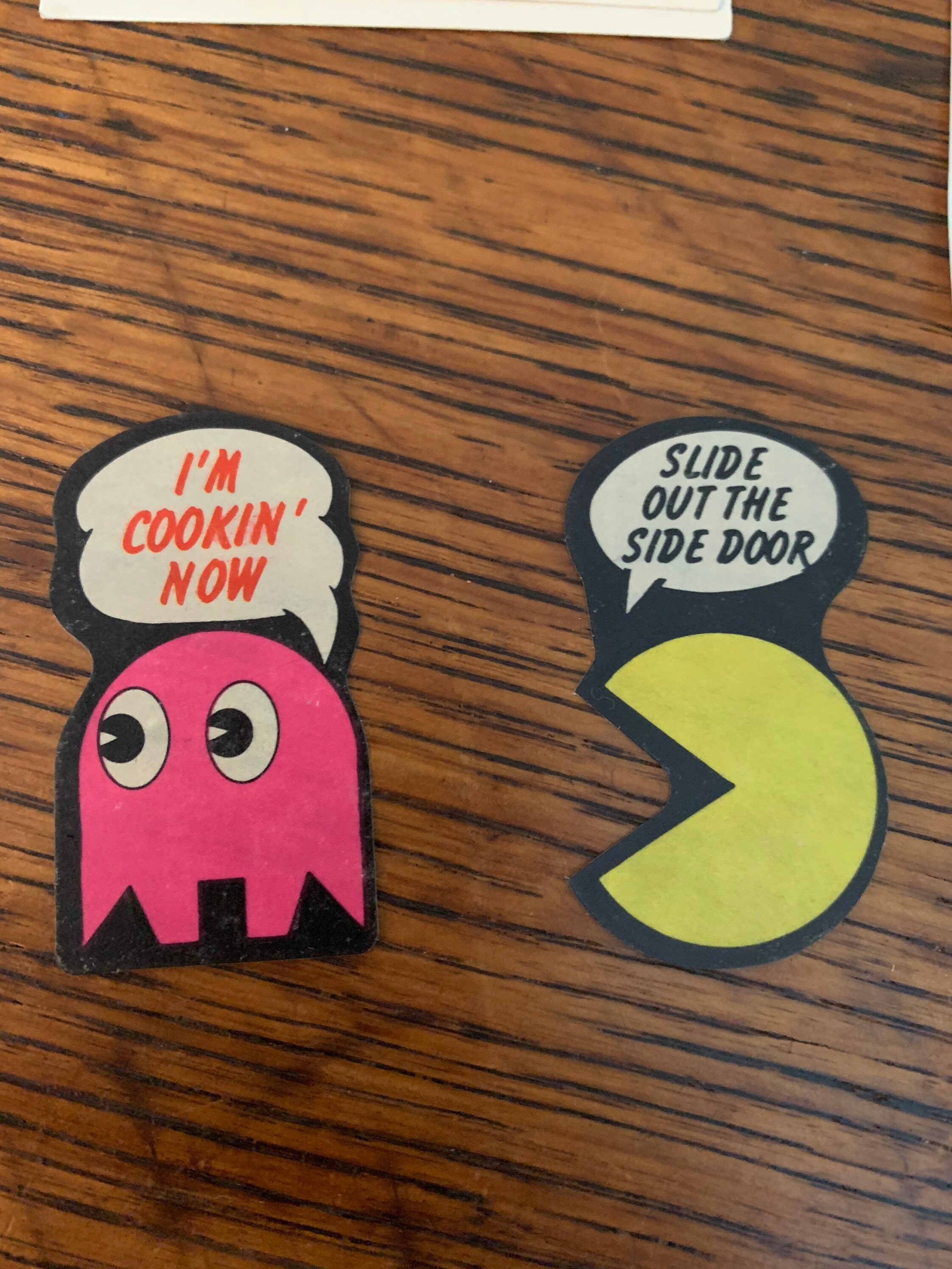 Vintage Pac Man Stickers - Etsy