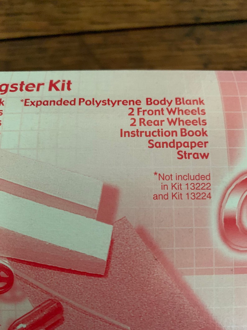 Pitsco CO2 Metric Dragster Kit - Etsy