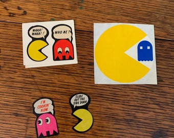 Pac Man Stickers - Etsy