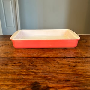Vintage Pink Pyrex Casserole Dish / Pink Pyrex 232 2 Quart Casserole ...