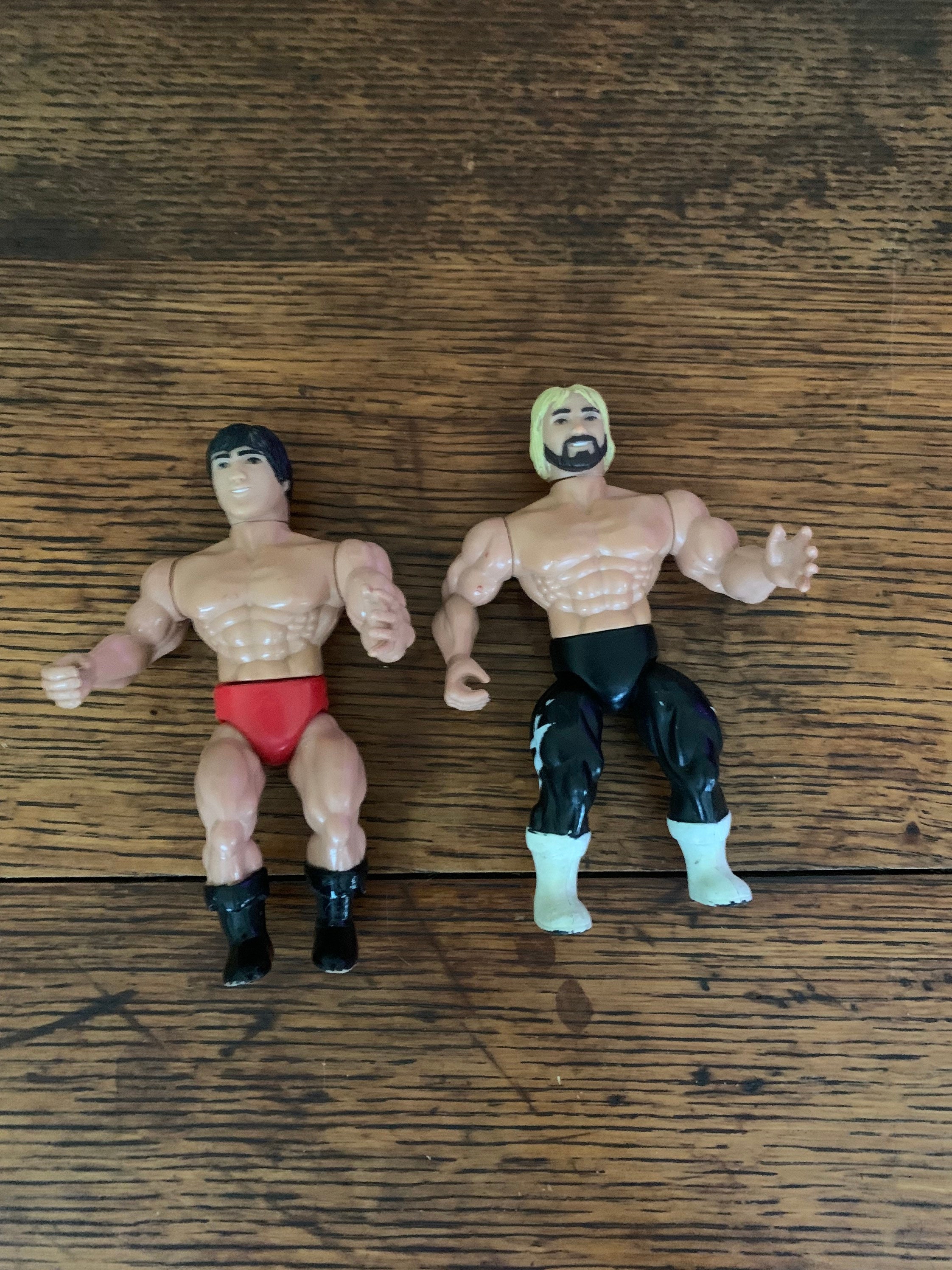 Set of Two 1985 Remco AWA Wrestling Action Figures / Ric - Etsy