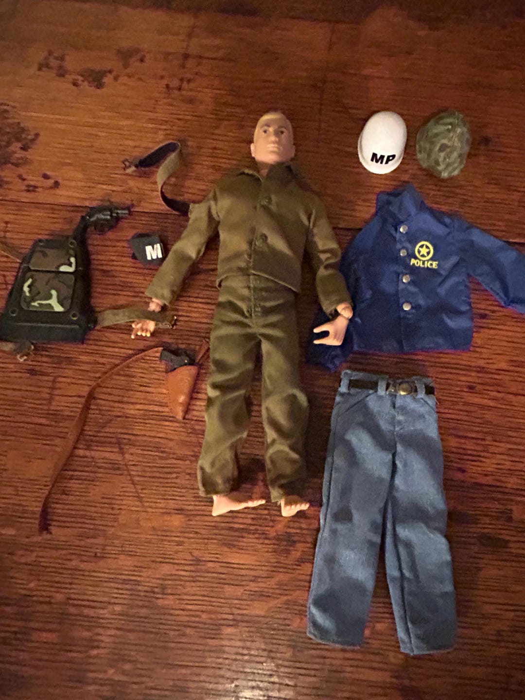Authentic GI Joe Reproduction by Hasbro Copyrighed 1962 With Brown Camo ...