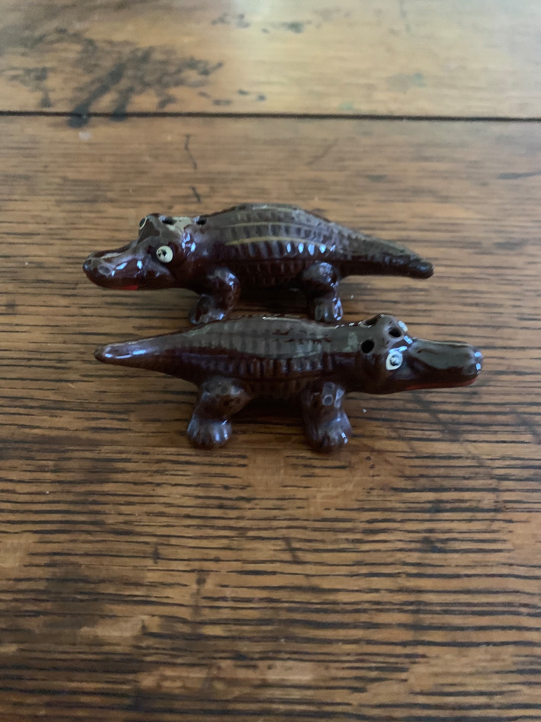 Set of Collectible Florida Alligator Salt and Pepper Shakers - Etsy