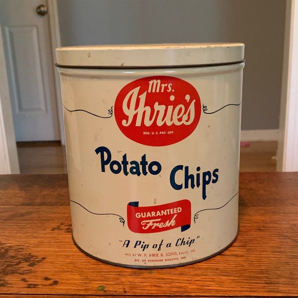 Potato Chip Tins - Etsy