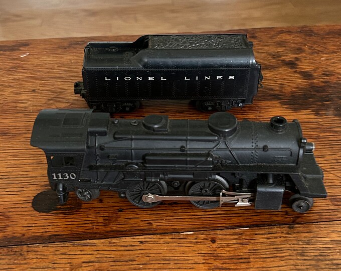 Vintage Lionel Train Locomotive Model No. 1130 and Tender Model No ...