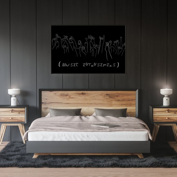 Music Festival Drawing Concert Drawing One Line Drawing - Etsy