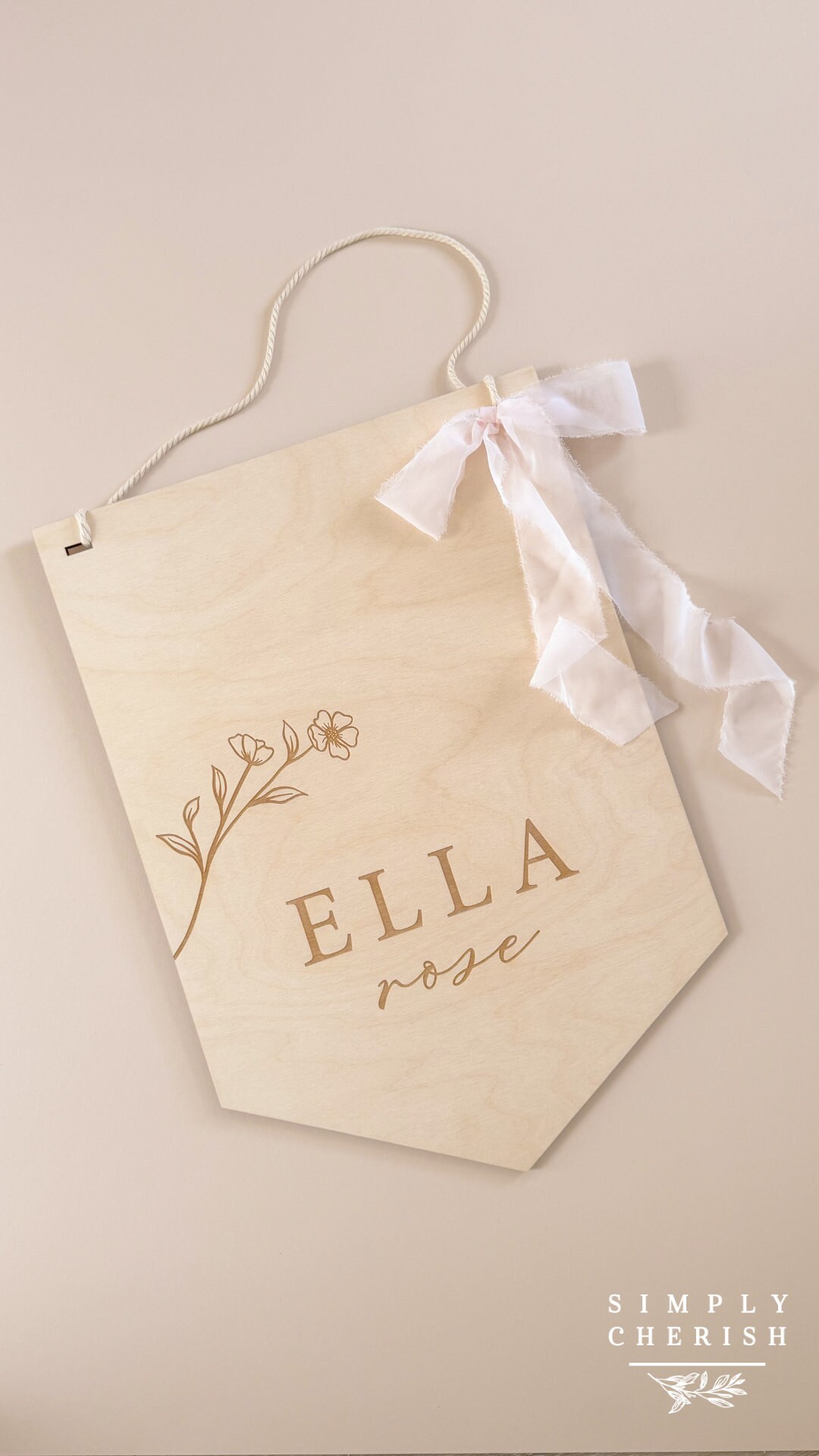 Custom Name Sign Backdrop Sign Personalized Baby Name Wall Banner ...