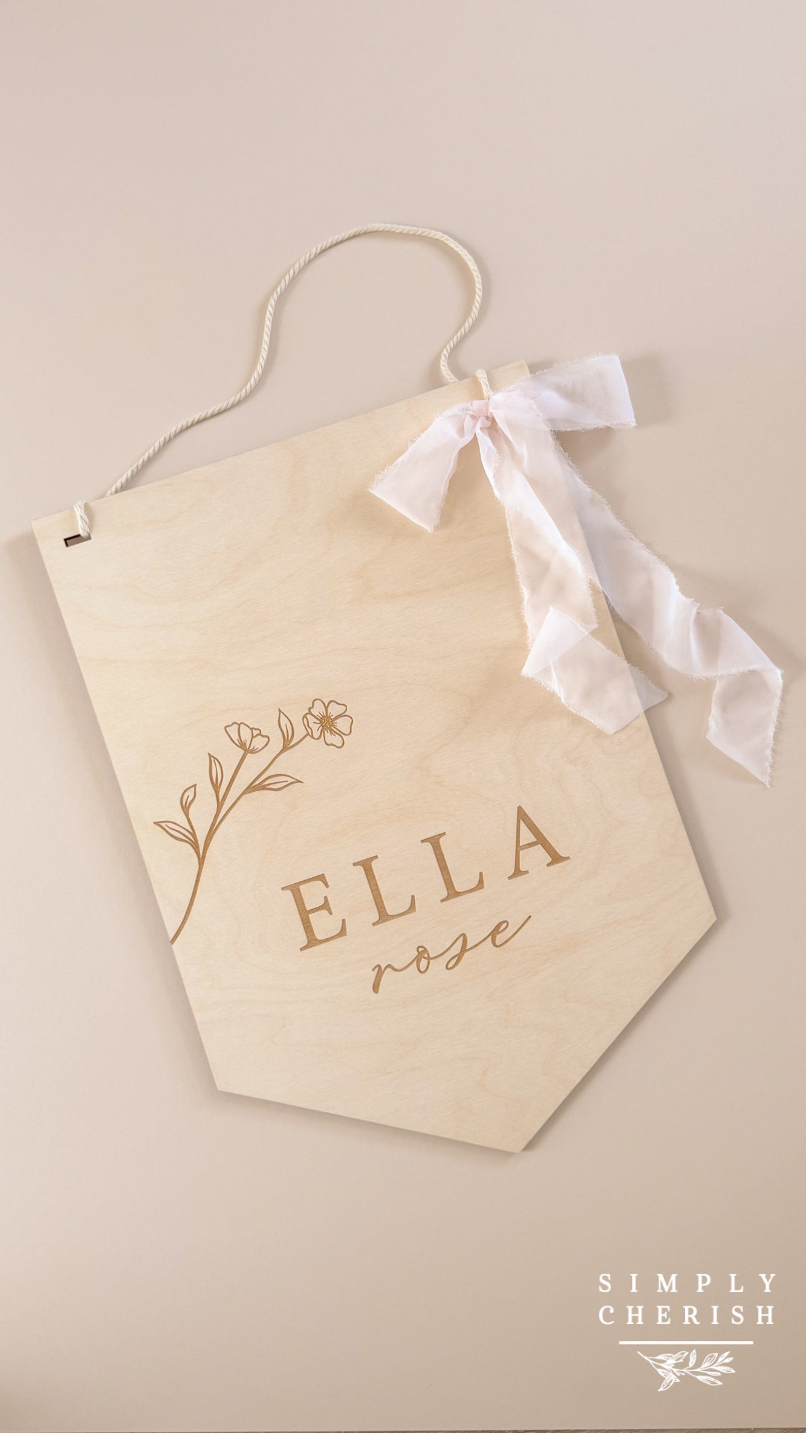 Custom Name Sign | Backdrop Sign | Personalized Baby Name Wall Banner ...