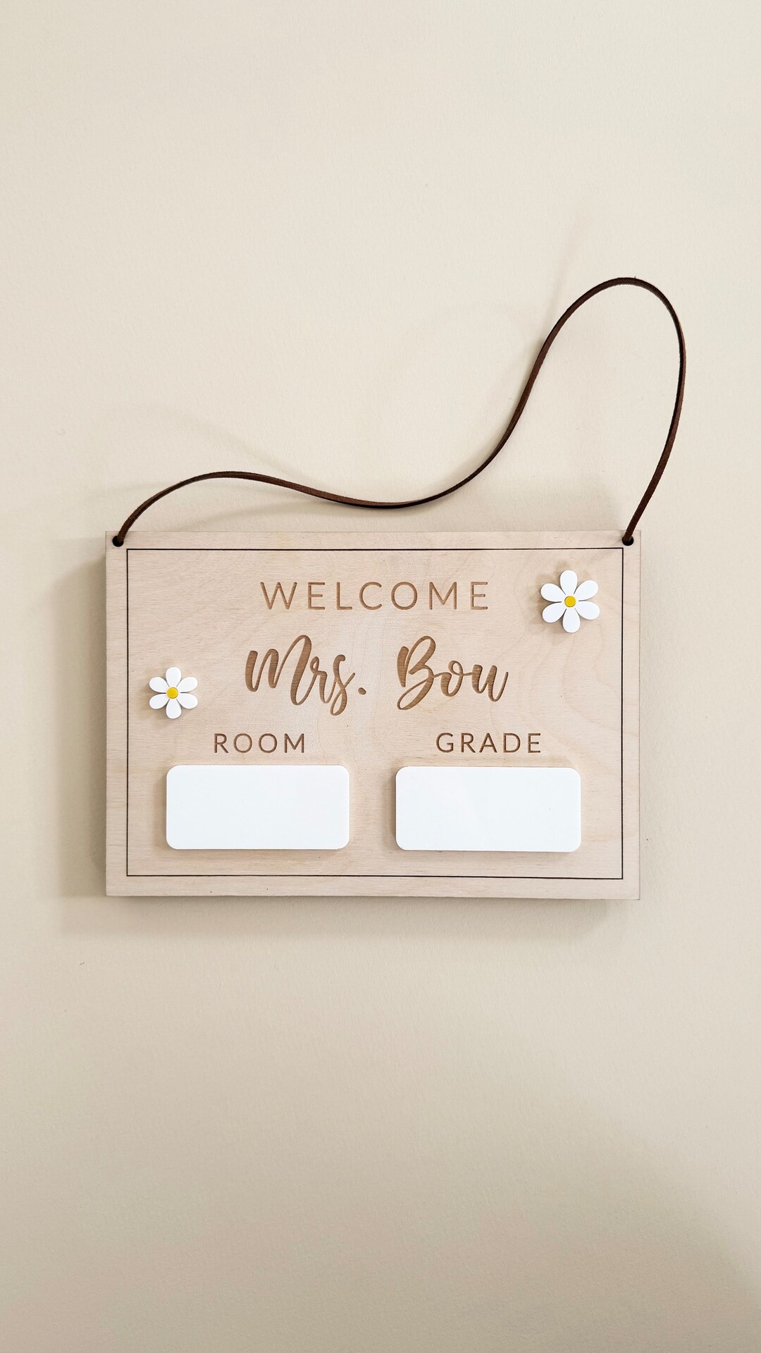 Teacher Sign Room Grade Class Door Sign - Etsy