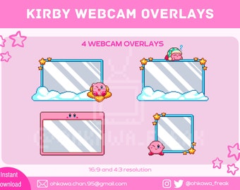 Princess Peach Webcam Overlays / Cute / Kawaii / Pink / Pixel Art - Etsy