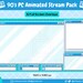 Full 90's PC Animated Stream Package / Retro Windows / Computer Screen ...