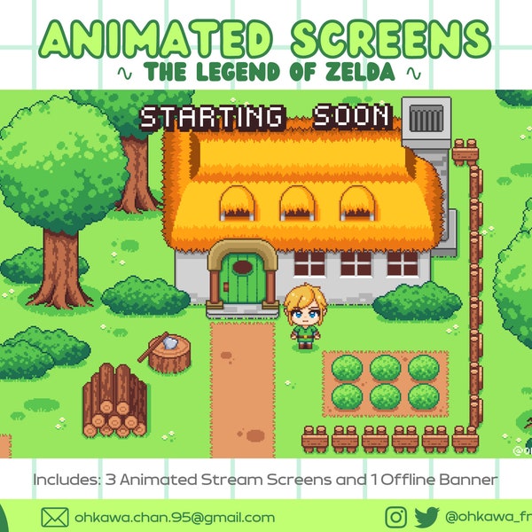 Zelda Starting Ending Stream - Etsy