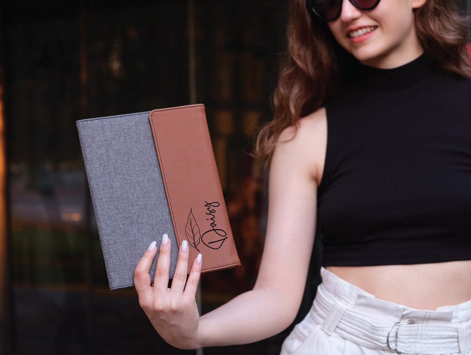 Business Logo Portfolio, Leather Business Padfolio, Small Business Gift ...