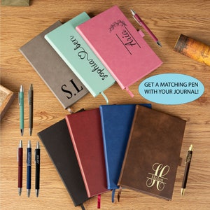 Personalized Leather Journal,customized Leather Journal, Journal With ...