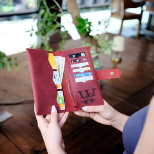 Personalized Leather Women Wallet, Customized Women Wallet, Engraved ...