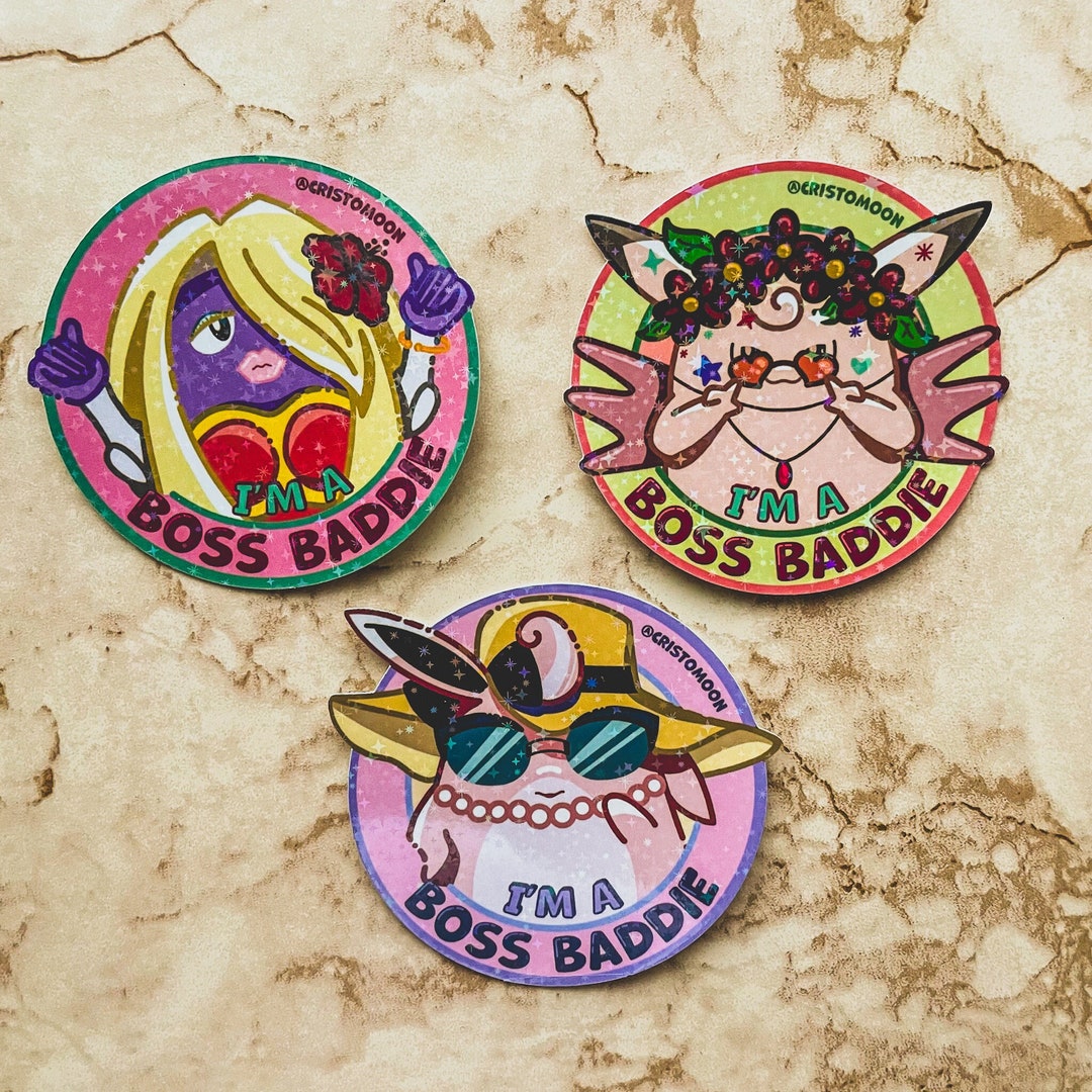 Pokémon Boss Baddies Stickers - Etsy