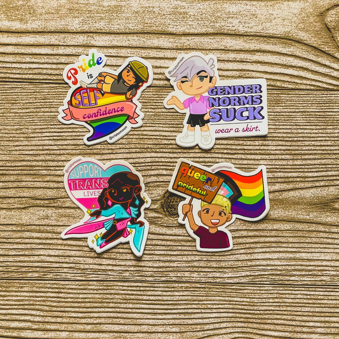 LGBTQ+ Pride Stickers - Etsy