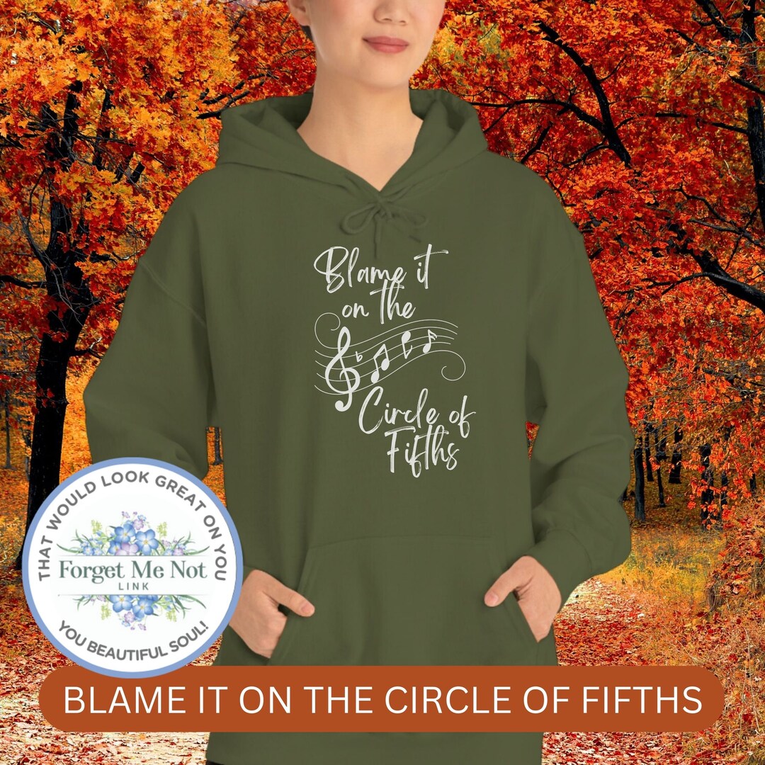 Music Theory Humor, Circle of Fifths Sarcasm Hoodie, Musicians Can ...