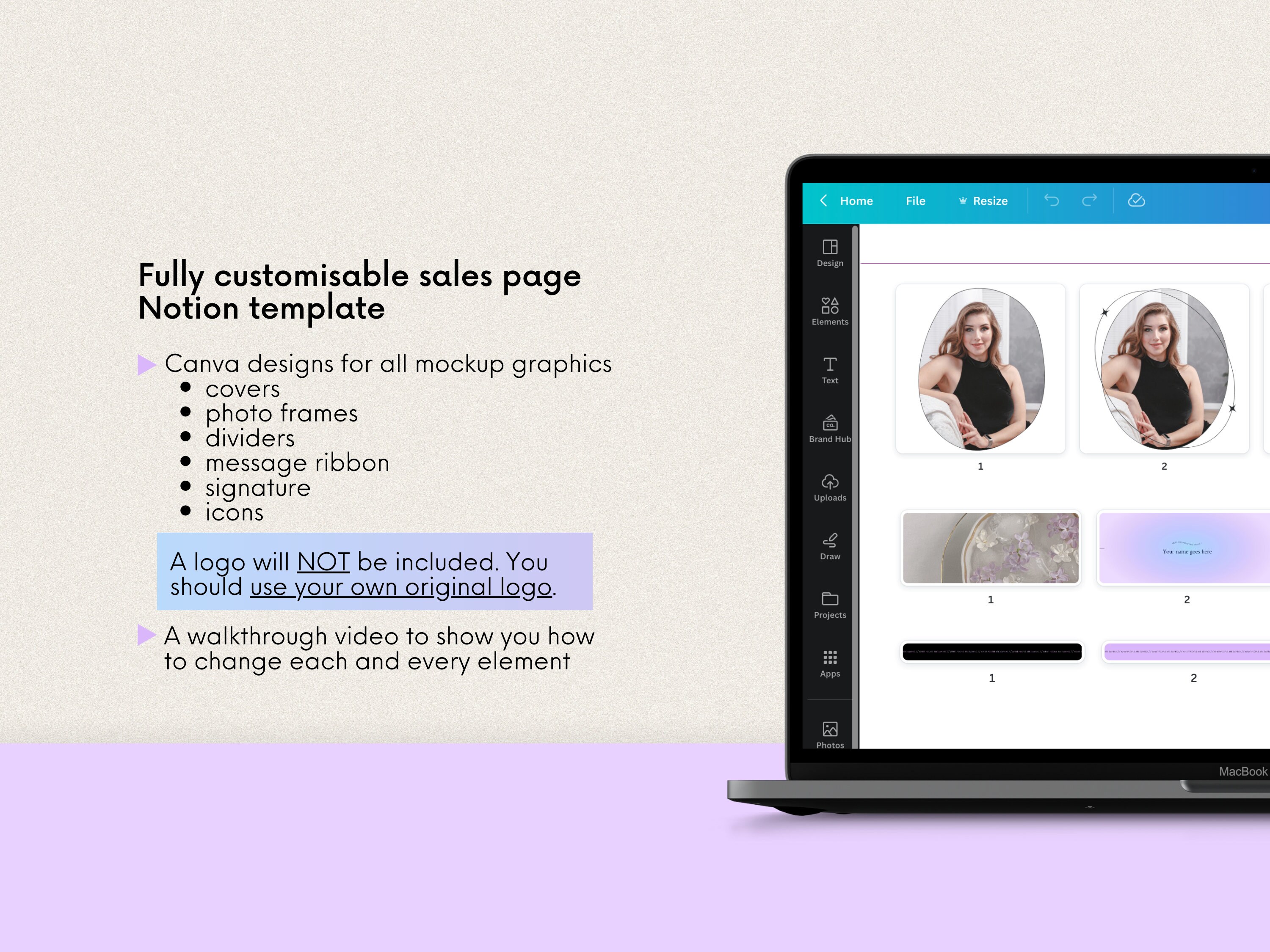 Coaching Sales Page in Notion Coaching Proposal Template - Etsy