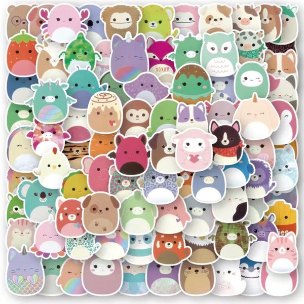 Squishmallow Stickers for Water Bottles - Etsy