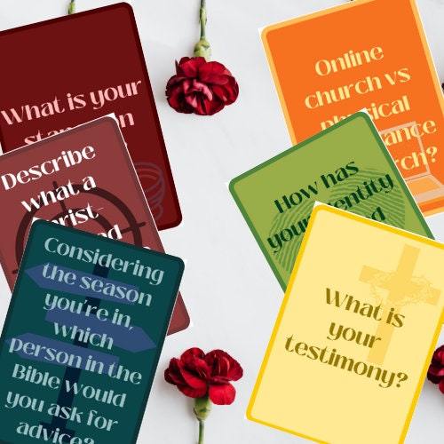 Christian Conversation Cards - Etsy