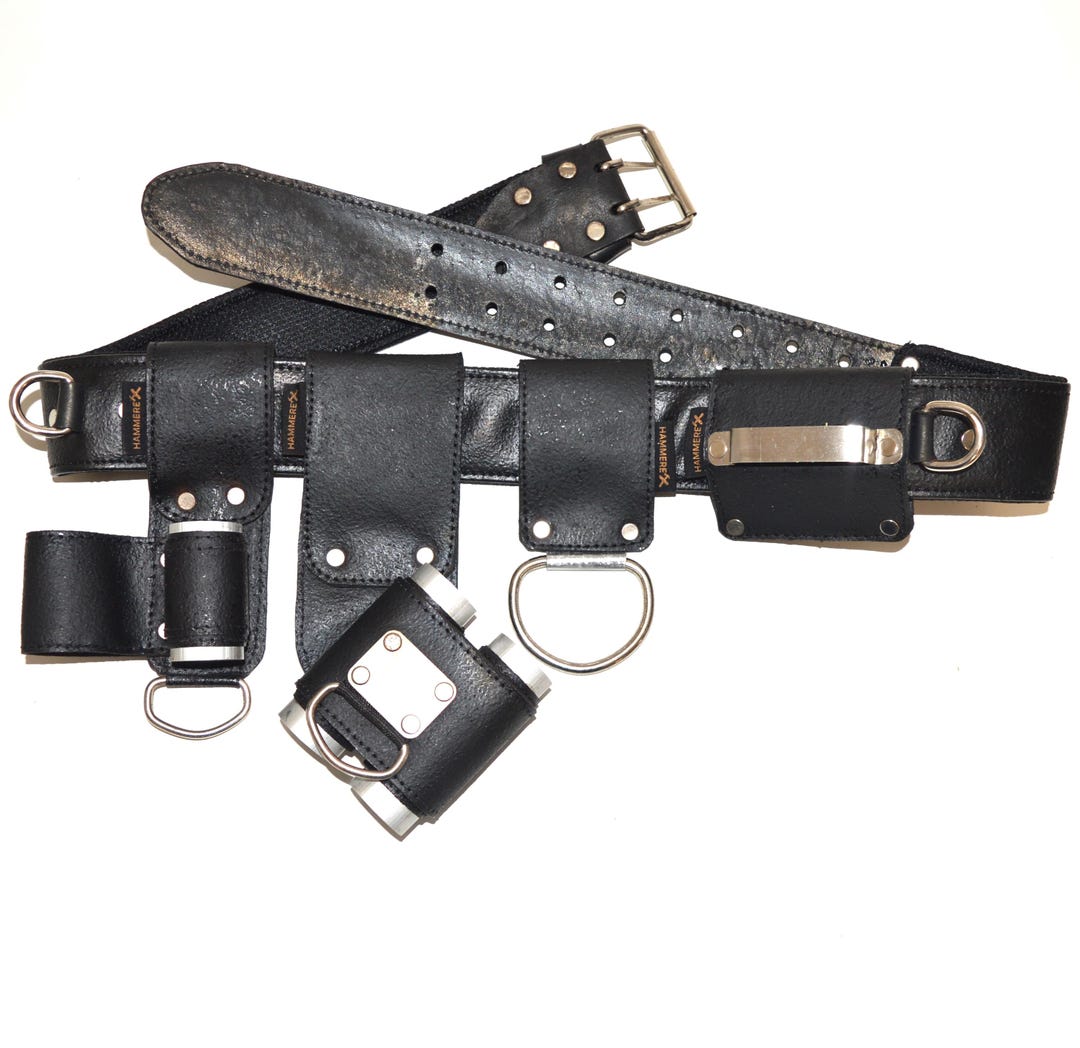 Scaffolder's Tool Belt Set - Tape, Hammer, & Scaffold Spanner Holders ...