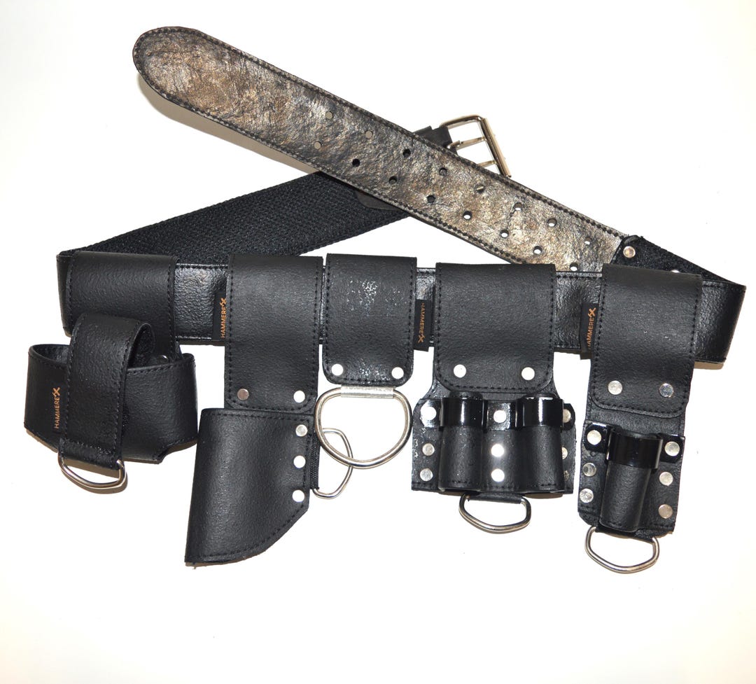 Scaffolder's Tool Belt Set - Tape, Hammer, Level, Scaffold Spanner ...