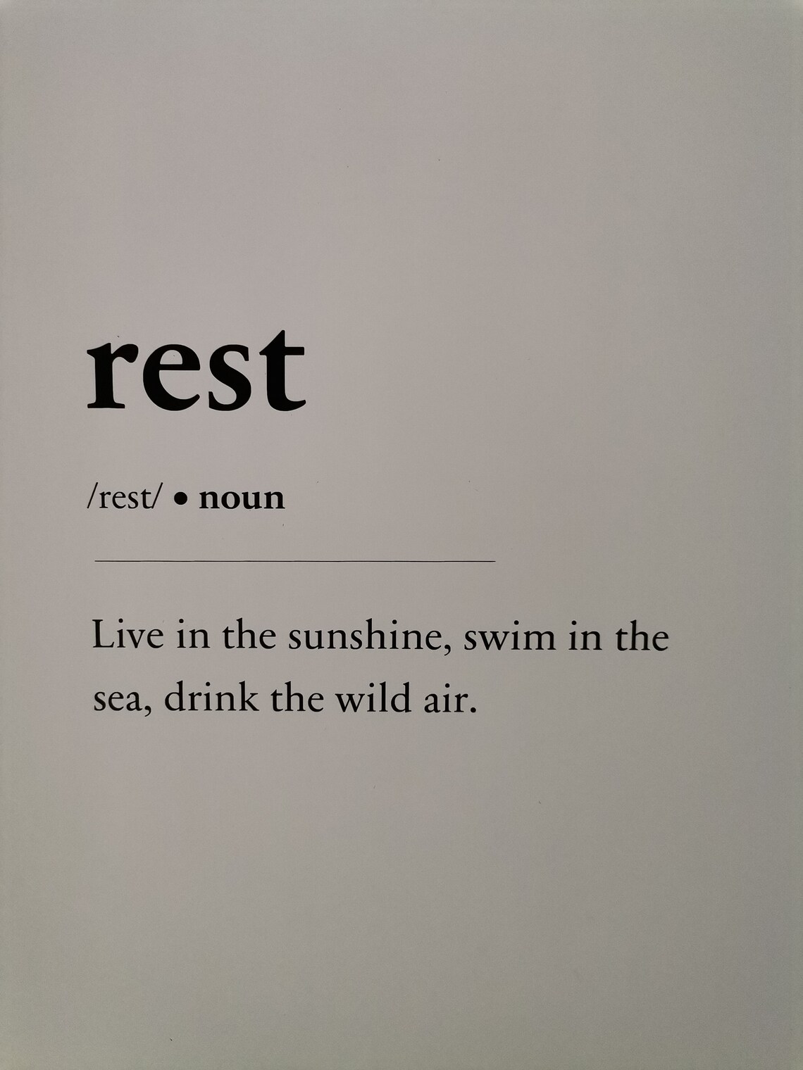 Rest Poster Definition Print Inspiring Quote Etsy rest-poster-definition-print-inspiring-quote-etsy