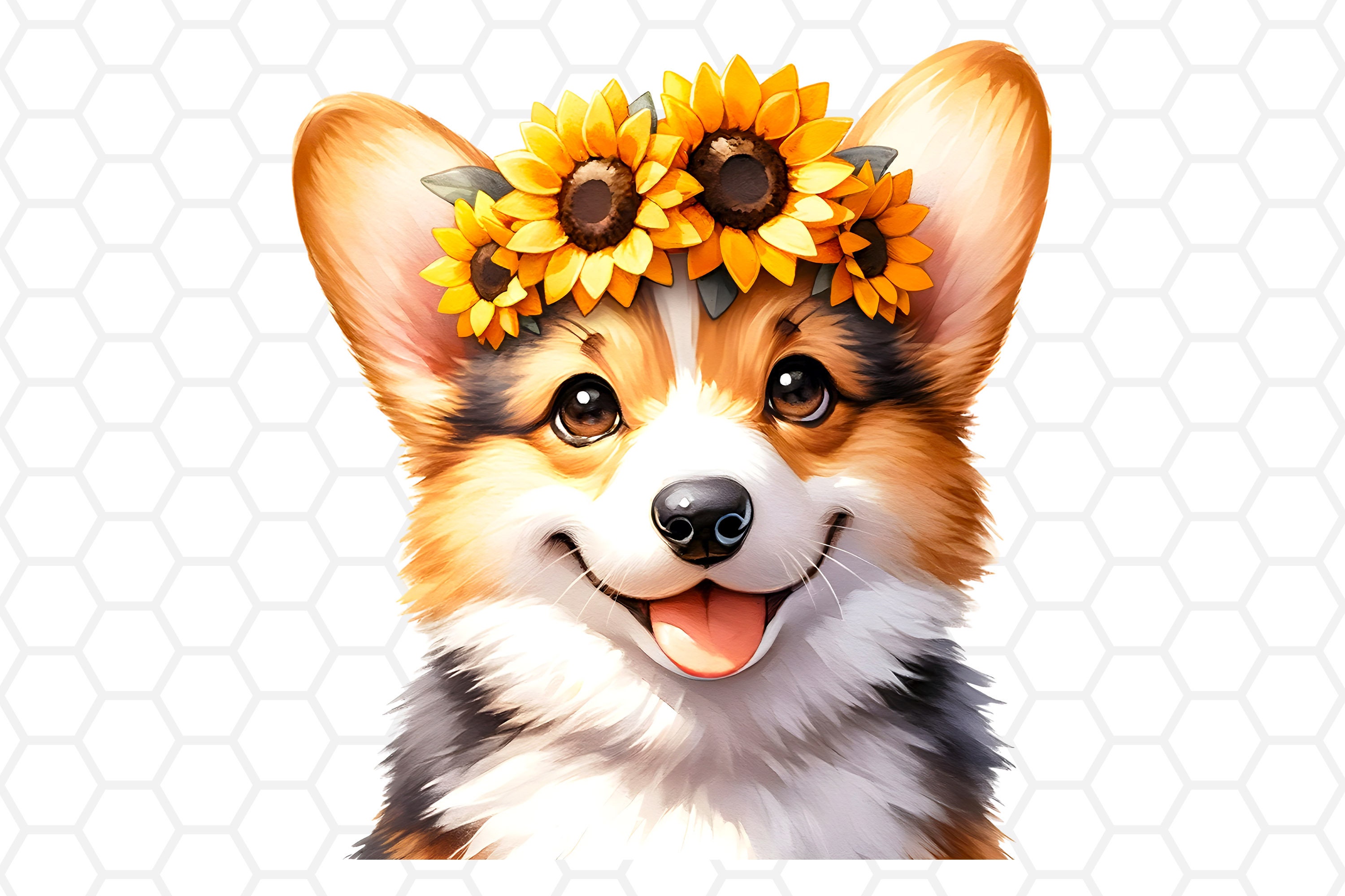 Cute Corgi Png File for Sublimation, Corgi Clipart, Corgi Png, Corgi ...