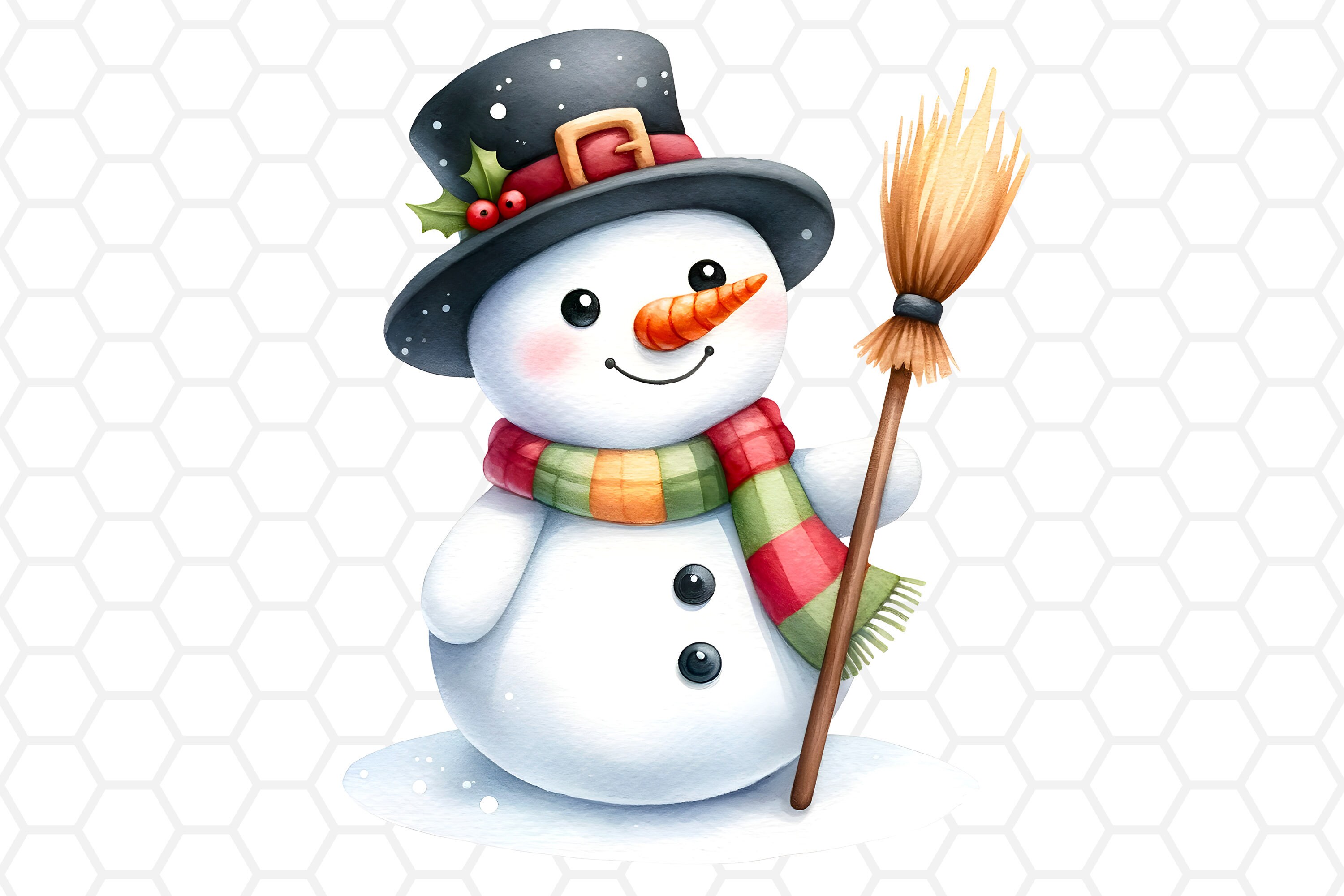 Christmas Snowman Png File for Sublimation, Snowman Clipart, Snowman ...