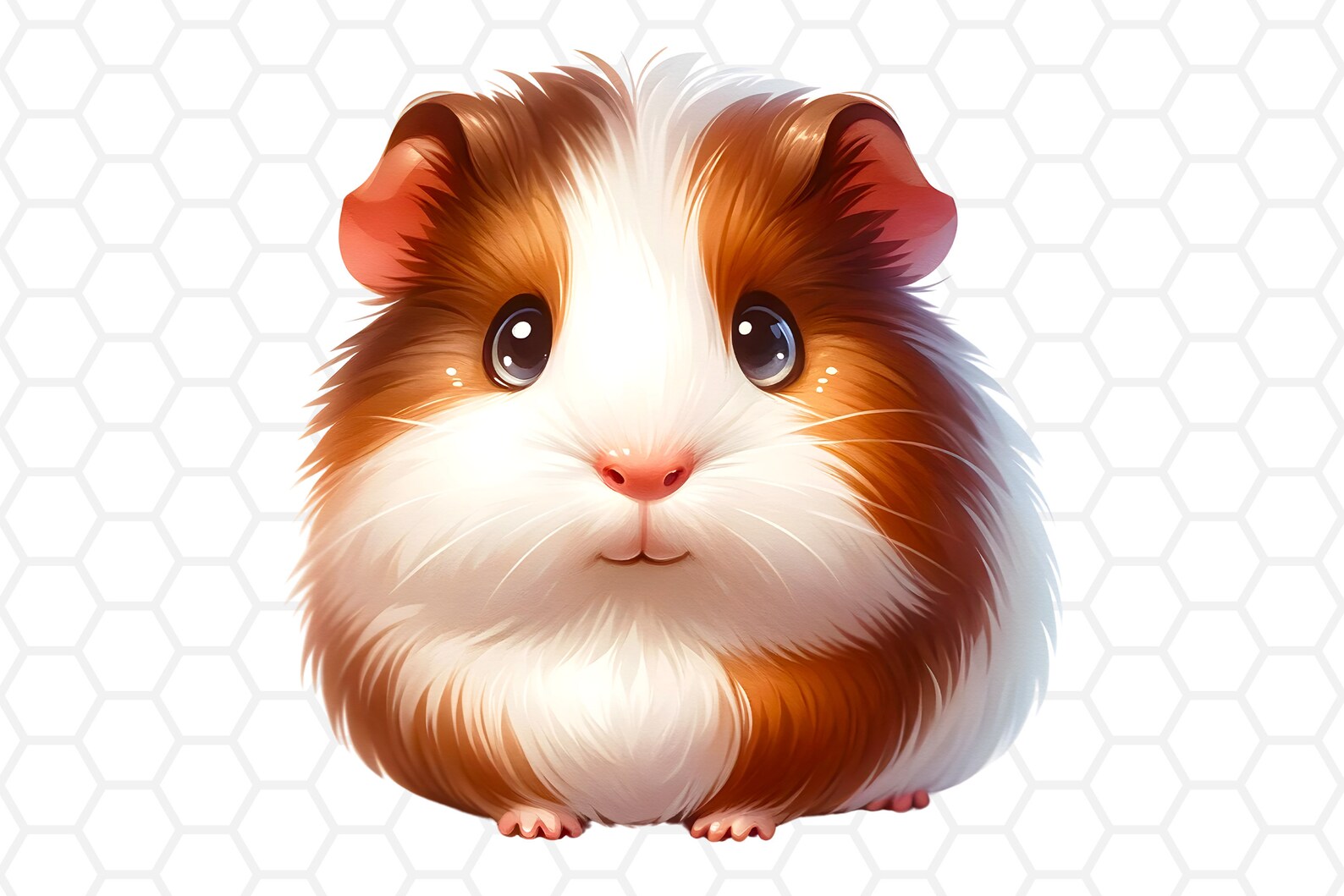 Cute Guinea Pig Png Files for Sublimation, Guinea Pig Clipart ...