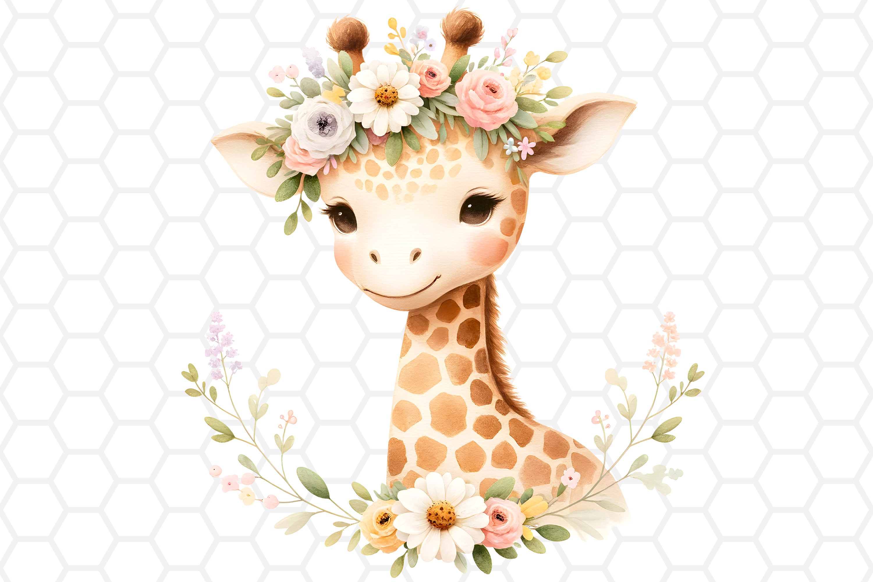 Baby Giraffe Png File for Sublimation, Giraffe Clipart, Giraffe Png ...