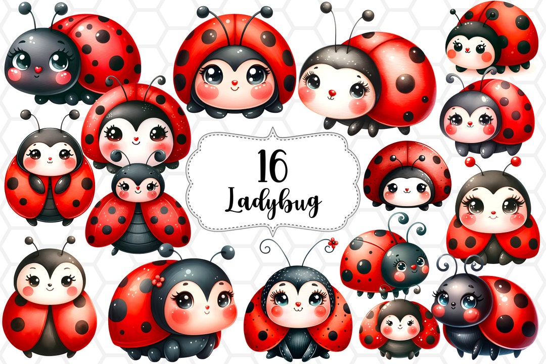Cute Ladybug Png Files for Sublimation, Ladybug Png, Ladybug Clipart ...