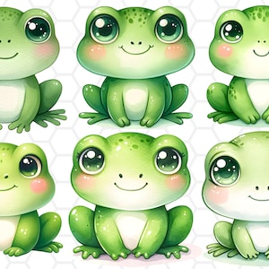Cute Frog Png Files for Sublimation, Frog Png, Frog Clipart, Cute Frog ...