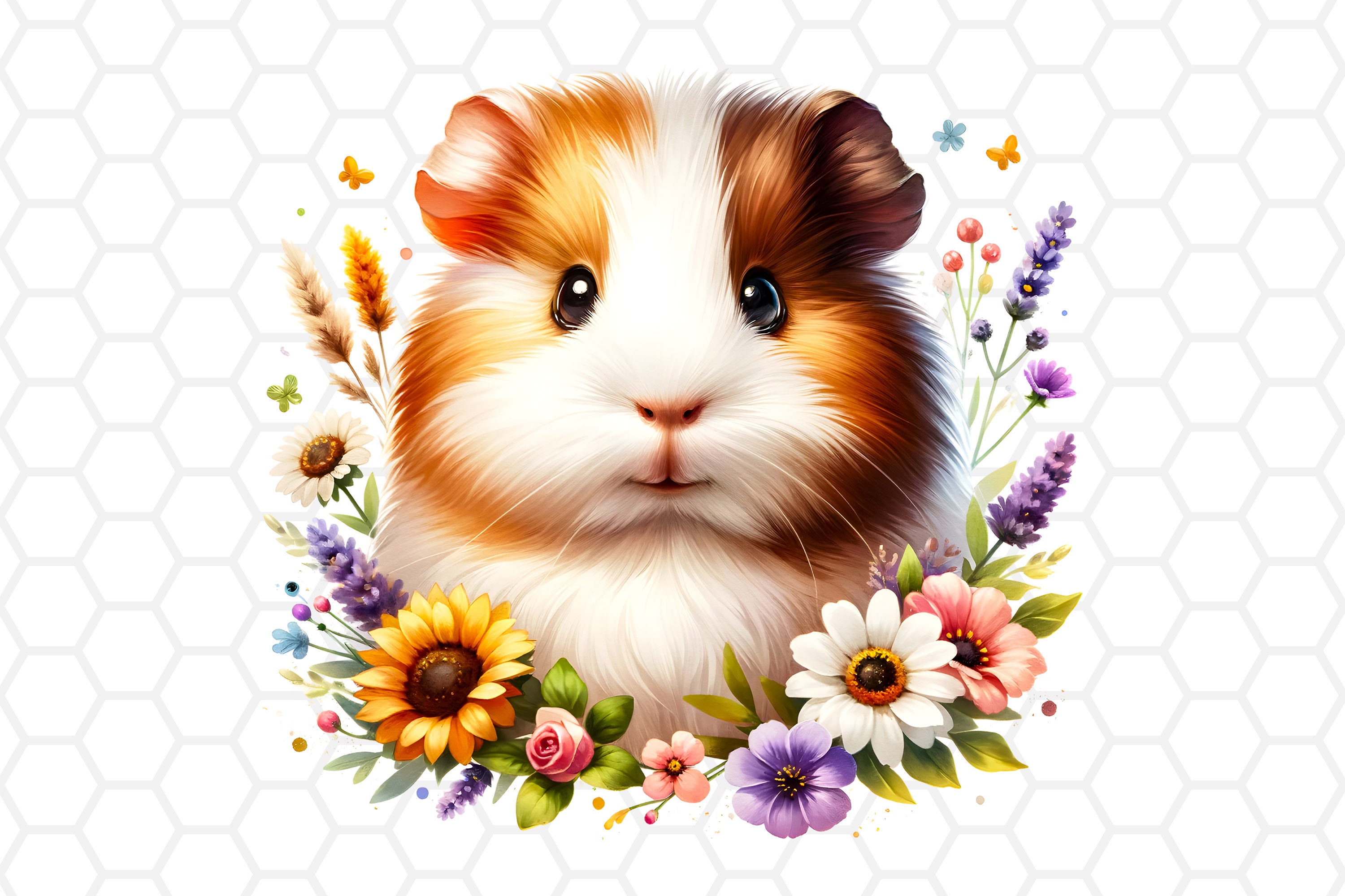 Cute Guinea Pig Png File for Sublimation Guinea Pig Clipart - Etsy
